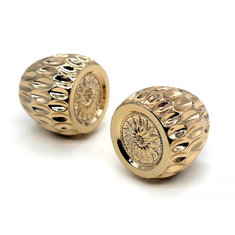 China Custom Luxury Fashion Zinc Alloy Perfume Cap Surface Custom Pattern supplier