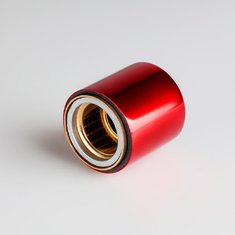 China Red Zinc Alloy Magnetic Perfume Cap Free Design Free Sample supplier