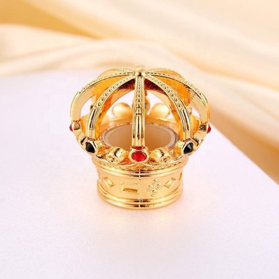 Custom Zinc Alloy Perfume Caps Crown Model Free Design Provides Samples supplier