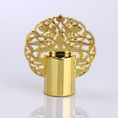 High Quality Luxury Zamac Lid Perfume Bottle Cap Electroplating Process Environmentally Friendly And Recyclable supplier