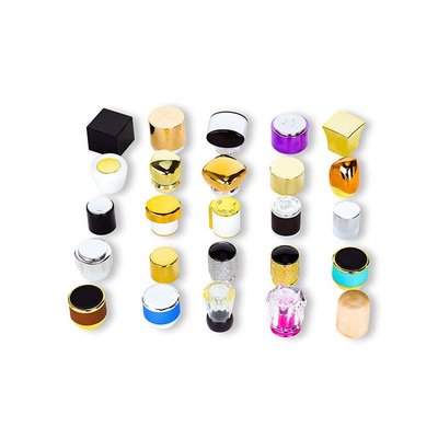 Custom Perfume Cap Luxury Gold Plated Embedded Masonry Suitable For All Major Brands Of Perfume Bottle Packaging supplier