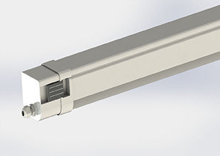 36w IP65 Tri Proof LED Light Fixture , LED Linear Light Fixture Connect Inside For Indoor
