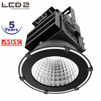 Black LED Stadium Lighting CRI80 IP67 25/45/60/90/120° 100 - 500w 120LM/W