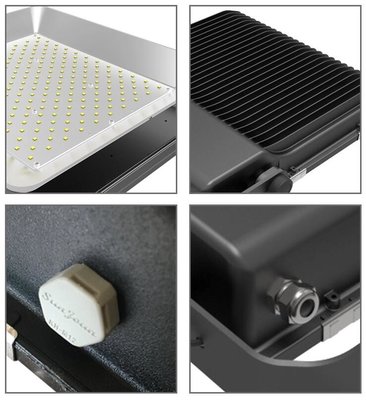 Industrial Waterproof Outdoor LED Flood Lights 120LM/W PF>0.9 MW ELG-200