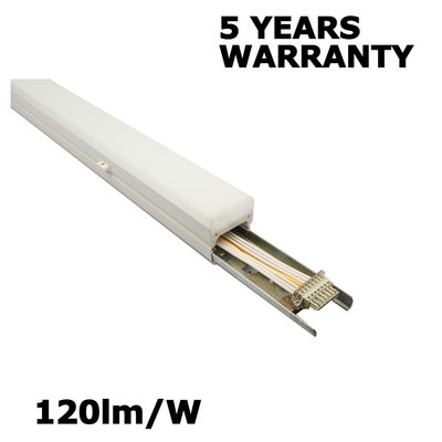 White LED Linear Light 130LM/W 60W 7800lm For Supermarket / Office Lighting
