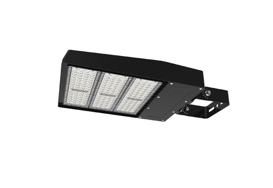 Black LED Shoebox Light Photocell Sensor Lumileds 3030 3 Modules 150W MW Driver