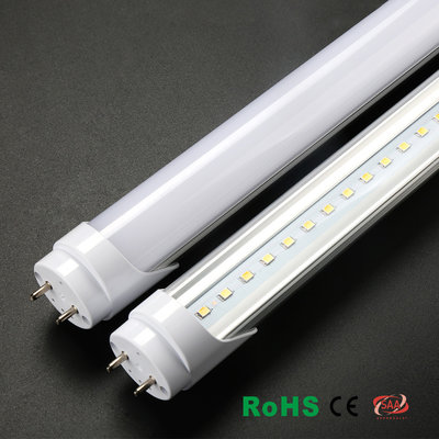 SMD 4ft T8 LED Tube Light Fixtures Epistar 2835 18W 1200mm For Supermarkets