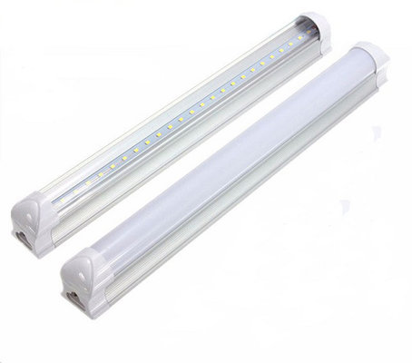 110LM/W LED Fluorescent Tube Lights CRI80 EMC LVD AC85-265V Aluminum Body Milky Cover