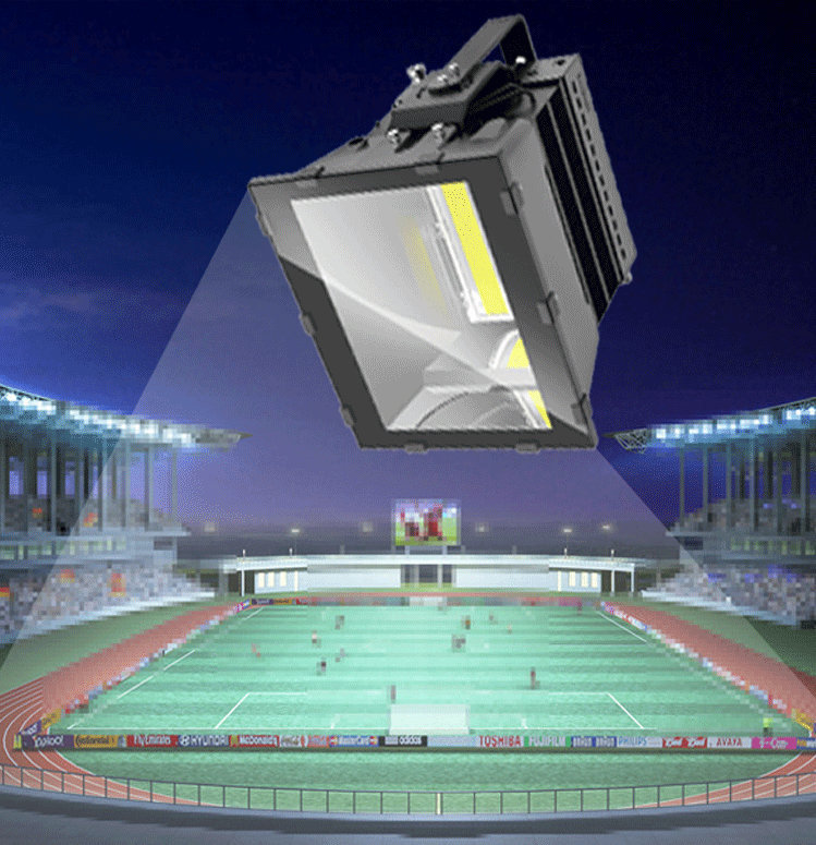Popular LED Gymnasium Lighting  / LED Outdoor Arena Lights PF>0.9 CRI70 100lm/W
