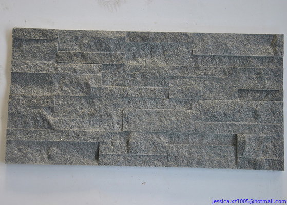 Hottest Natural Dark Grey Granite Stacked Stone, Wall cladding stone,Ledgstone Tiles