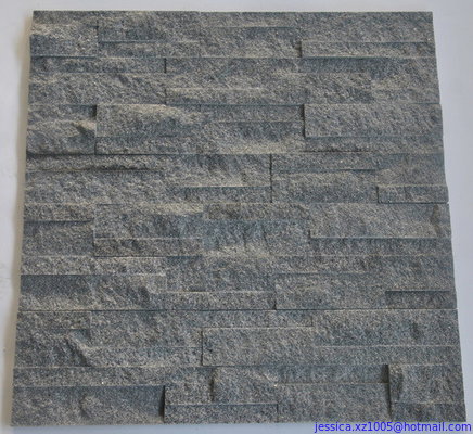 Hottest Natural Dark Grey Granite Stacked Stone, Wall cladding stone,Ledgstone Tiles