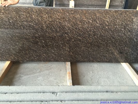 On Sale Counterop Tile Slab Cheap China Dyed Brown Granite Slabs&Tile