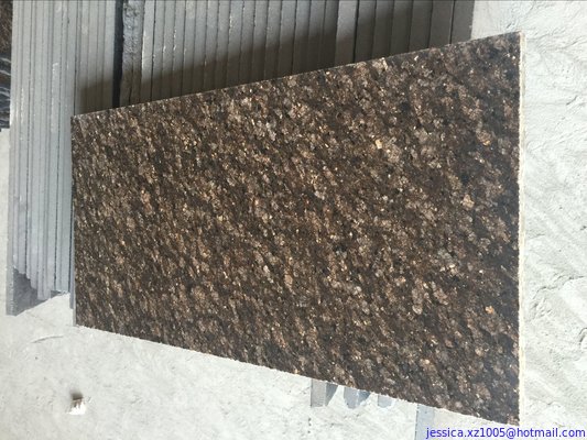 On Sale Counterop Tile Slab Cheap China Dyed Brown Granite Slabs&Tile