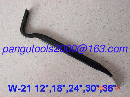W-21 Pry bar, wrecking bars， crow bar