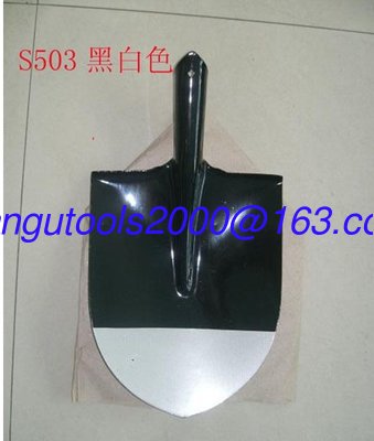 S503 Point Shovel head with wooden handle, spade, digging spade