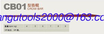 CB01 Wedge Point Crow Bar or Lining Bar