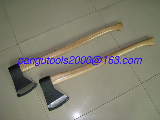 A603 big eye axe with 900mm wooden handle, 3.5lb axe head