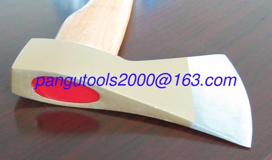 A601 3.5lb Felling axe with fiberglass TPR handle, 1045 carbon steel, michigan axe