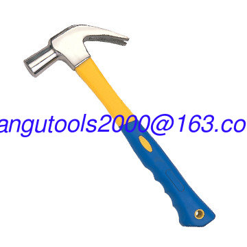 C441 British-type Claw Hammer with plastic fiberglass handle, Nail Hammer,