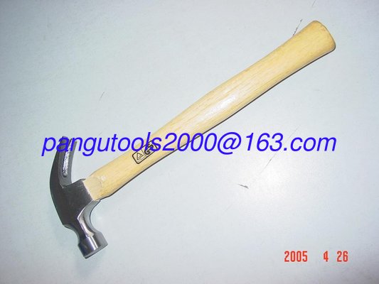 C441 America-type Curve  Claw Hammer with wooden handle, Nail Hammer,