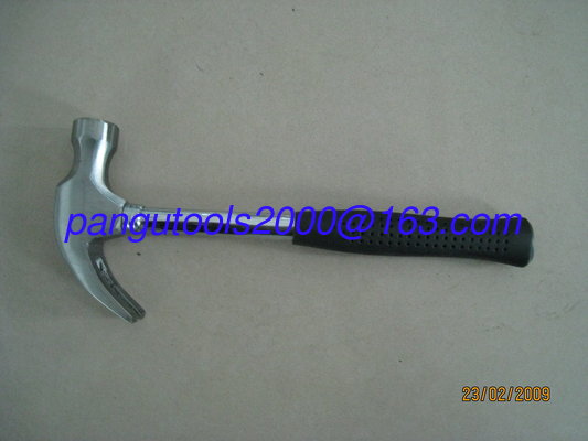 C441  Claw Hammer with steel tubular handle and TPR GRIP