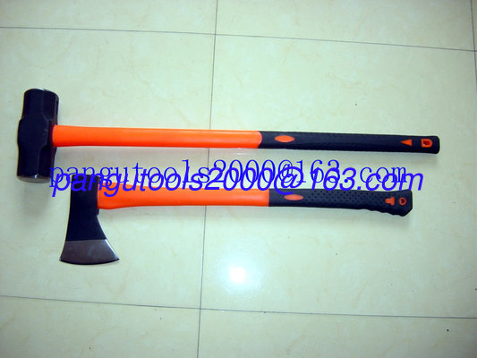 Sledge hammer with Fiberglass handle, TPR grip