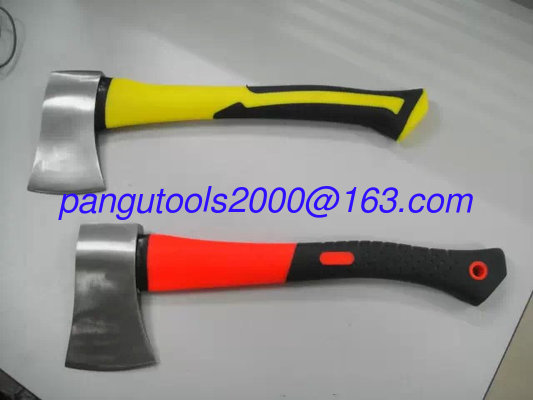 A601 hatchet with fiberglass & TPR handle, 1045 carbon steel, michigan axe