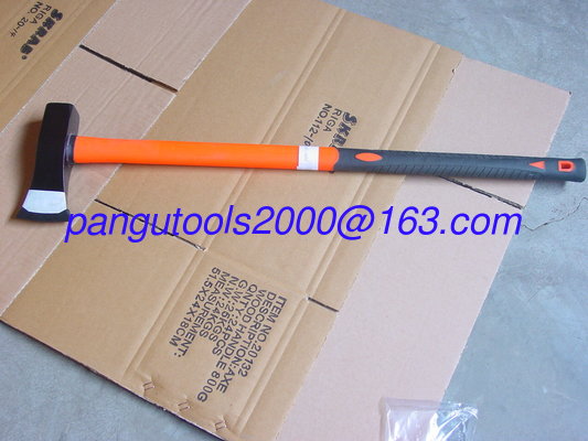 600G and 6LB AXE with fiberglass handle and splitting mauls set, GS approval, forestry axe, woodsplitting lumber tools
