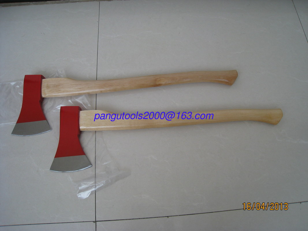 A 615 Axe with hickory handle, forged head, 1250G head, GS approval, forestry axes