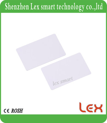 13.56Mhz FUDAN F08 white thin RFID IC card Parking Access Control,RFID Smart IC Card,Chip IC Cards