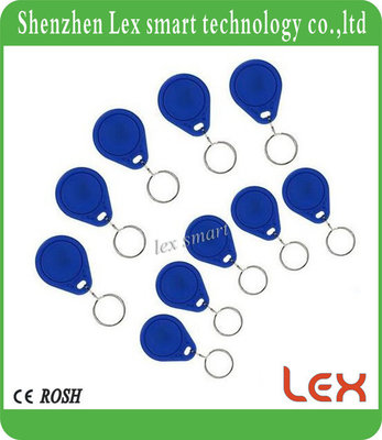 13.56MHz 1K RFID IC TAG Keychain Keyfobs Token Personalized Key Tag For Compatible MF-1 FM11RF08 ISO1444A