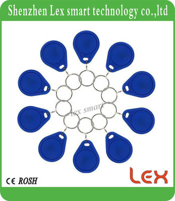 F08 Key Fob Frequency 13.56MHz Classic Key Fobs ABS RFID Unique Key Fobs for Access Control