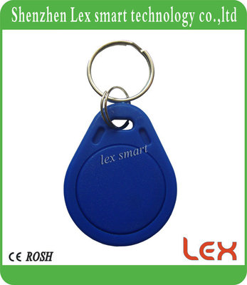 EM4100 / TK4100 chip Keyfob Ring keychain Proximity ABS Contactless Key Fob Chip 125Khz ISO11785 Standard