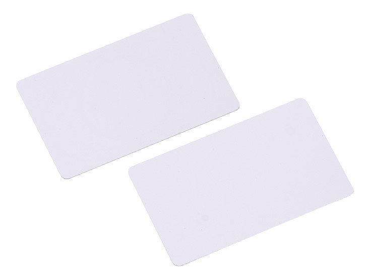 100pcs/lot EM4305 125KHZ Discount Printable white Proximity Assess Card Printed Clear Custom Blank Plastic PVC ID Cards