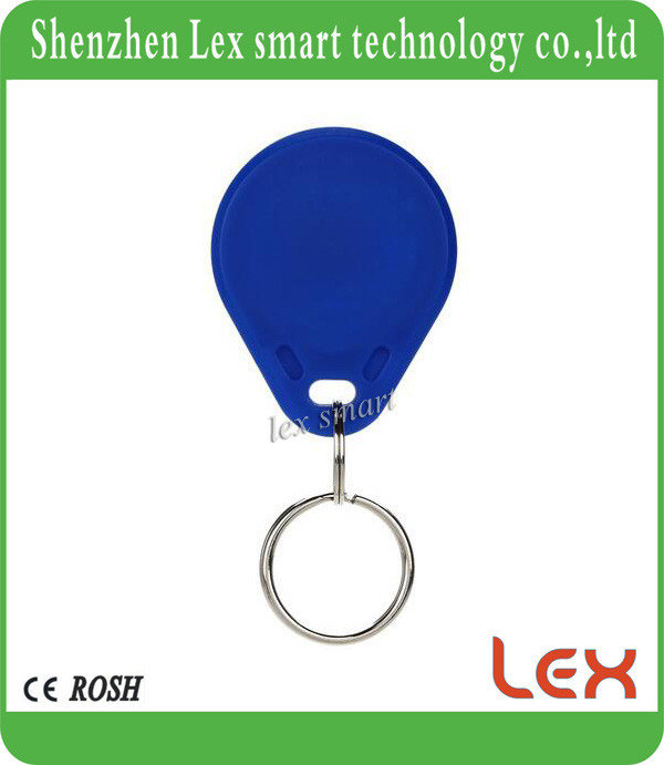Make ISO14443A FM11RF08 13.56MHZ RFID Chip Tags Custom Personalized Plastic Key Chain Keychains Tags