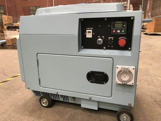 Portable pneumatic LED light tower with trolley cart