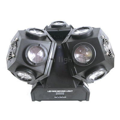 180W 3 Heads Disco Rotating Ball Laser Beam 2in1 Mini Moving Head Light supplier