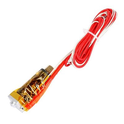 ASSEMBLED J-HEAD HOTEND NOZZLE FOR FILAMENT REPRAP MAKERBOT KOSSEL DELTA: PTFE 1.75MM/NOZZLE 0.5MM