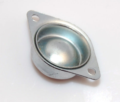 Ball Caster Metal  (Distance between centers of fixture holes: 40 mm)