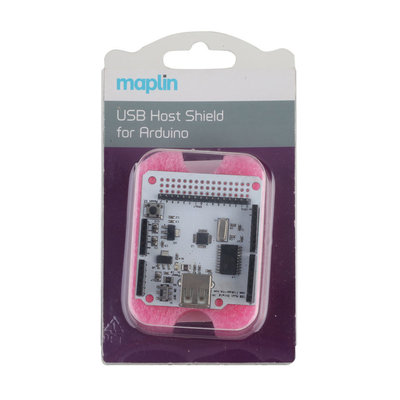 USB Host Shield   ( supplies 5V as any normal USB port would )
