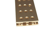 Linker Block 12 Lego Holes Long Grooved Beam -Aluminium