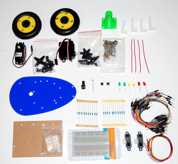 Learning Kit for Scratch for Arduino (S4A) (include:Jumper wires and Robot platform)
