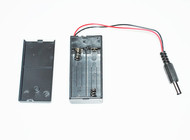 2xAA 3V Battery Holder WIth On-off switch and DC Barrel 5.5x2.1mm