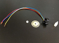 Quadrature Speed Encoder Wheel and Detectors for Robot