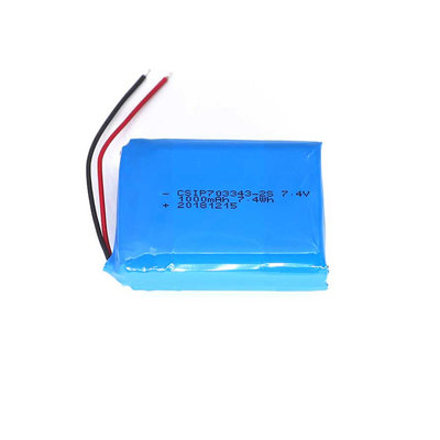 High Voltage Lithium Polymer Battery Pack 2S1P 703343 Short Lead Time