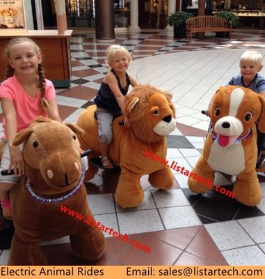China Funny Stuffed Animals, Kiddie Animal Ride Entertainment Happy Kids Rides for Shopping Mall supplier