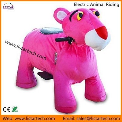 China Kids Ride On Toy-Coin Operated Electric Animal Scooter for Indoor/Outdoor - Pink Panther supplier
