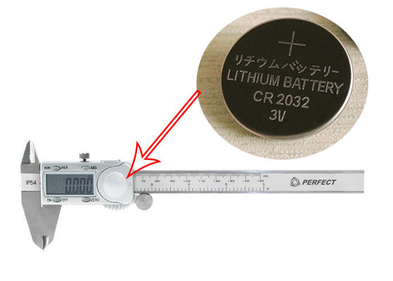 Green Power Cr2025 Lithium Battery , Original 3 Volt Coin Cell Battery Cr2032