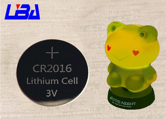 Light Weight CR2016 Button Batteries Lithium Manganese High Drain