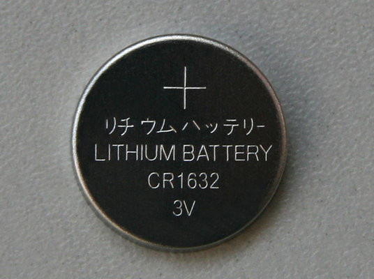 High Energy Density Lithium Coin Cell CR2016 Durable 90mAh 1.7g